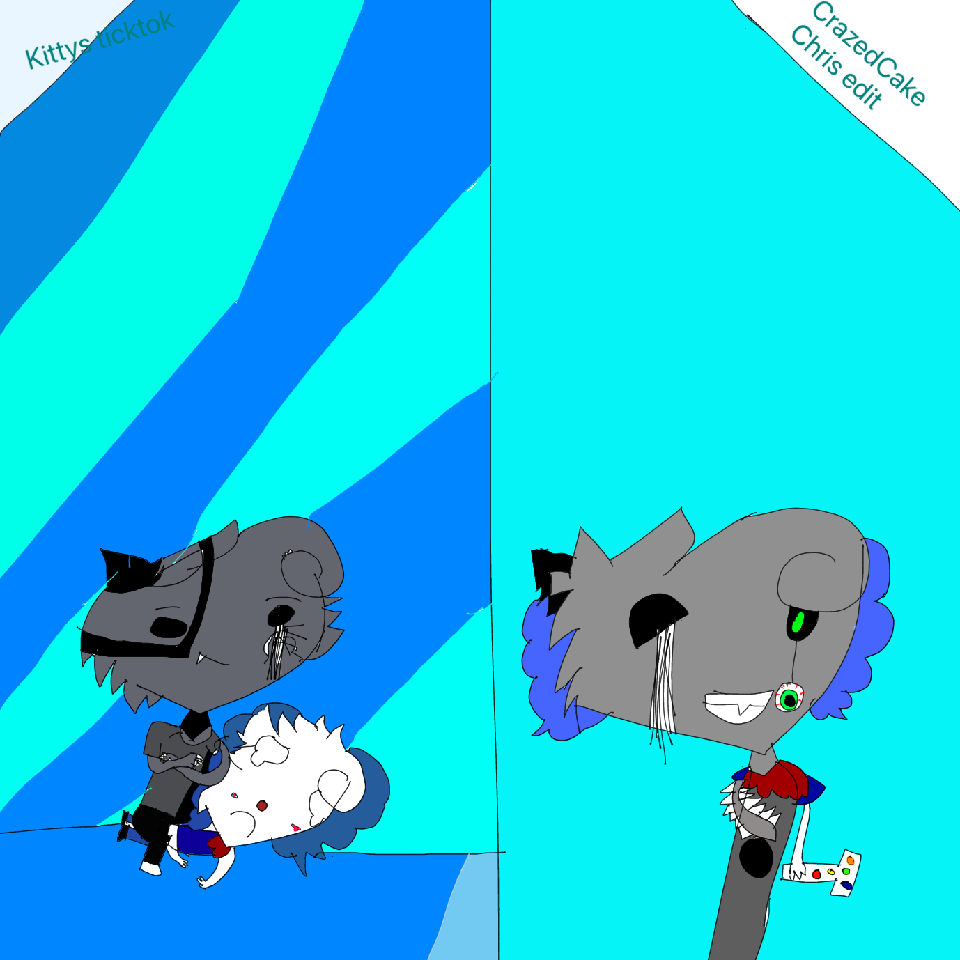 Freakshow Chris kitty channel afnan edit - ibisPaint