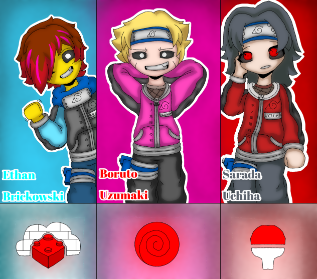 Brickowski, Uzumaki, Uchiha - ibisPaint