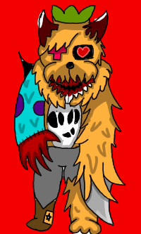 demonio naranja fred - ibisPaint