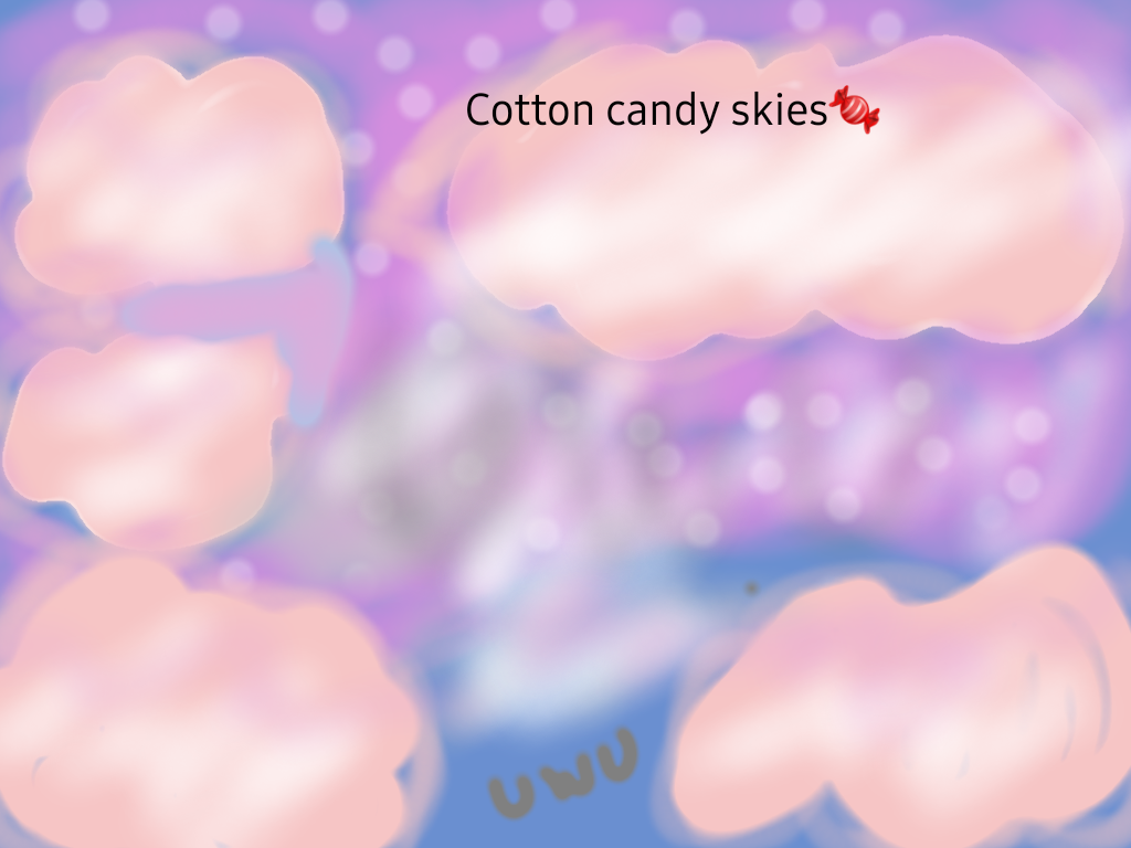 Cotton Candy skies UwU - ibisPaint