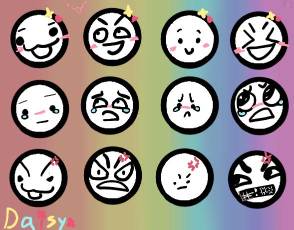 Random faces - ibisPaint