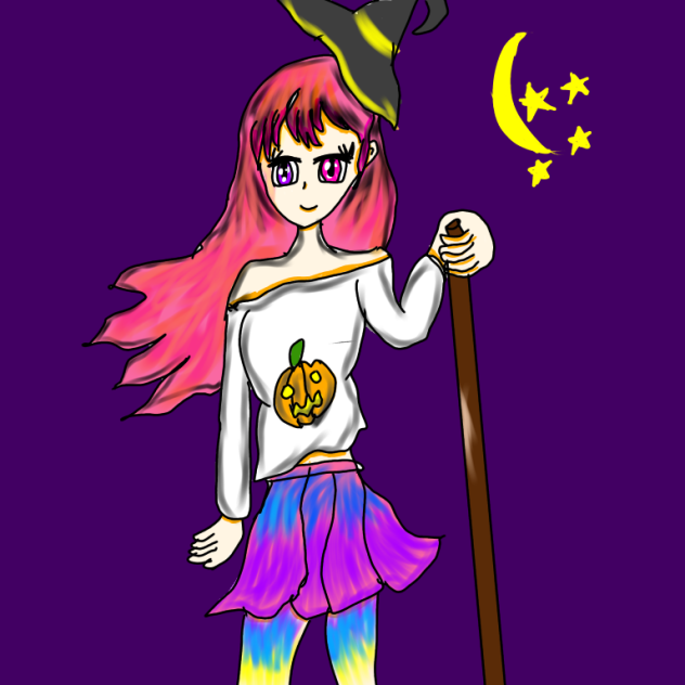 halloween witch - ibisPaint