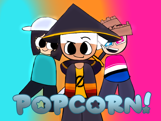 FNF Popcorn mod Wallpaper (Kinda lazy) - ibisPaint
