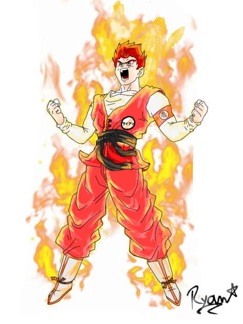 Ryan ssj fire - ibisPaint
