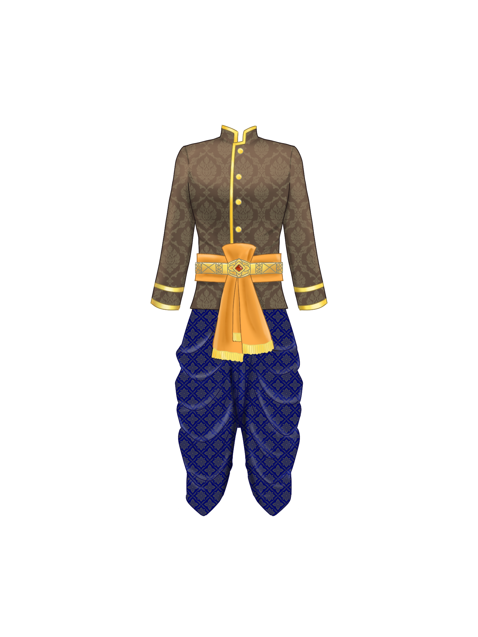 thai dress 2 - ibisPaint