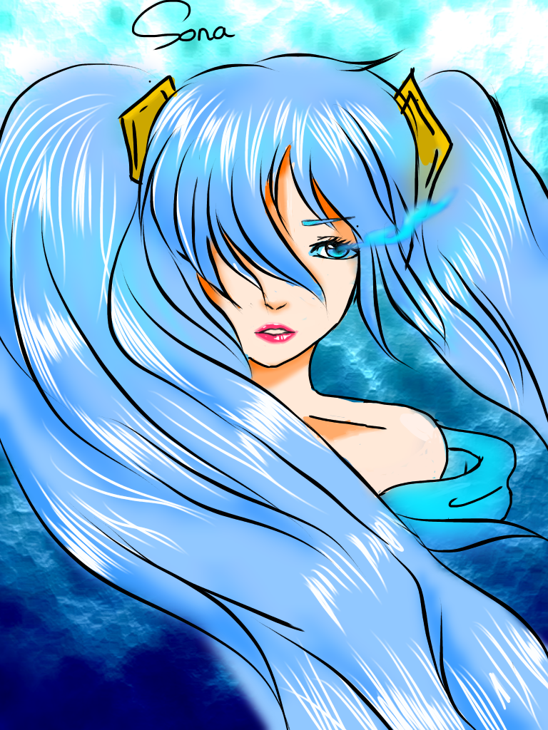 sona - LOL - ibisPaint