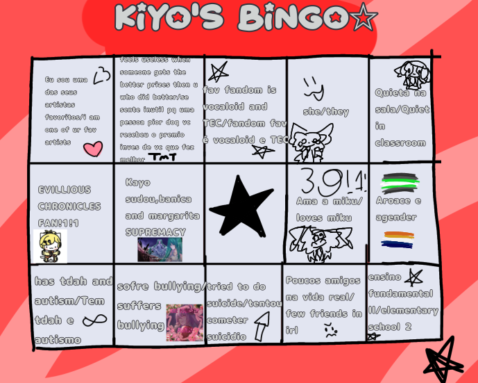 Meu bingo!!! - ibisPaint