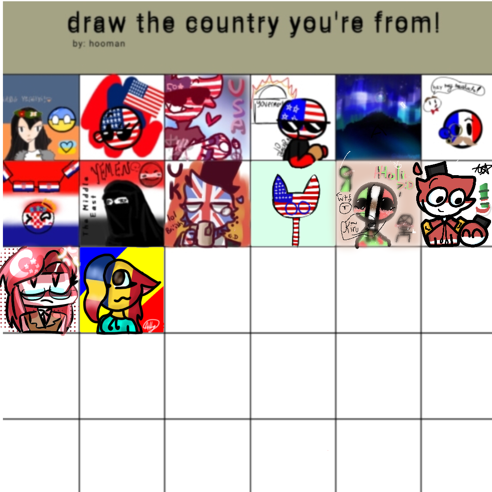 Draw Your Country - Collab - ibisPaint