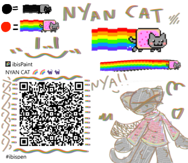 Nyan cat pen - ibisPaint
