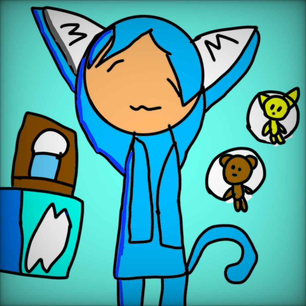 furry azul - ibisPaint