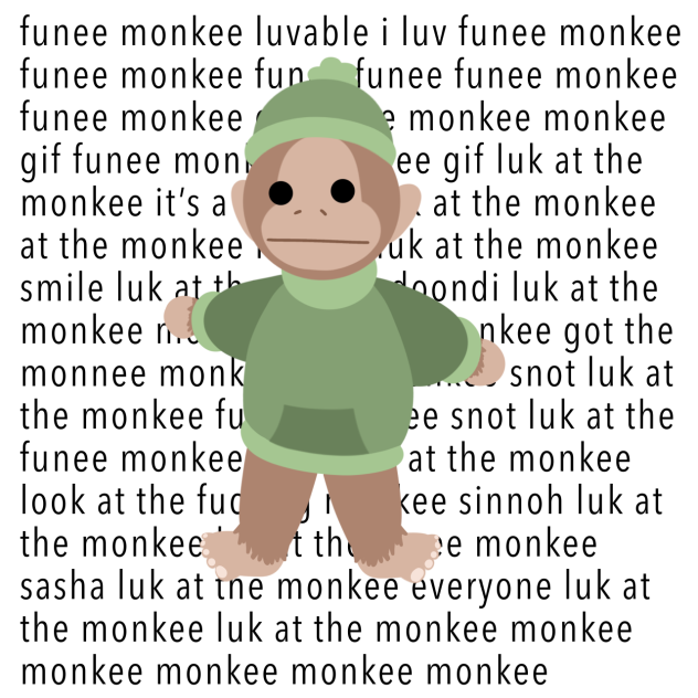 funee monkee gif - ibisPaint
