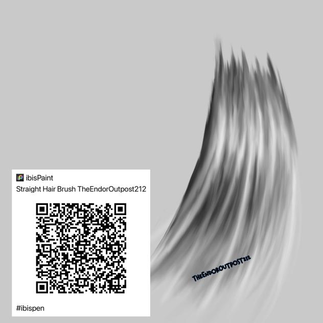 Straight Hair Brush for Concept Art - ibisPaint