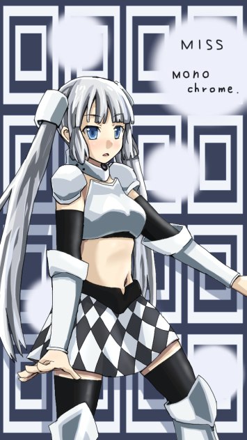 miss_monochrome - ibisPaint