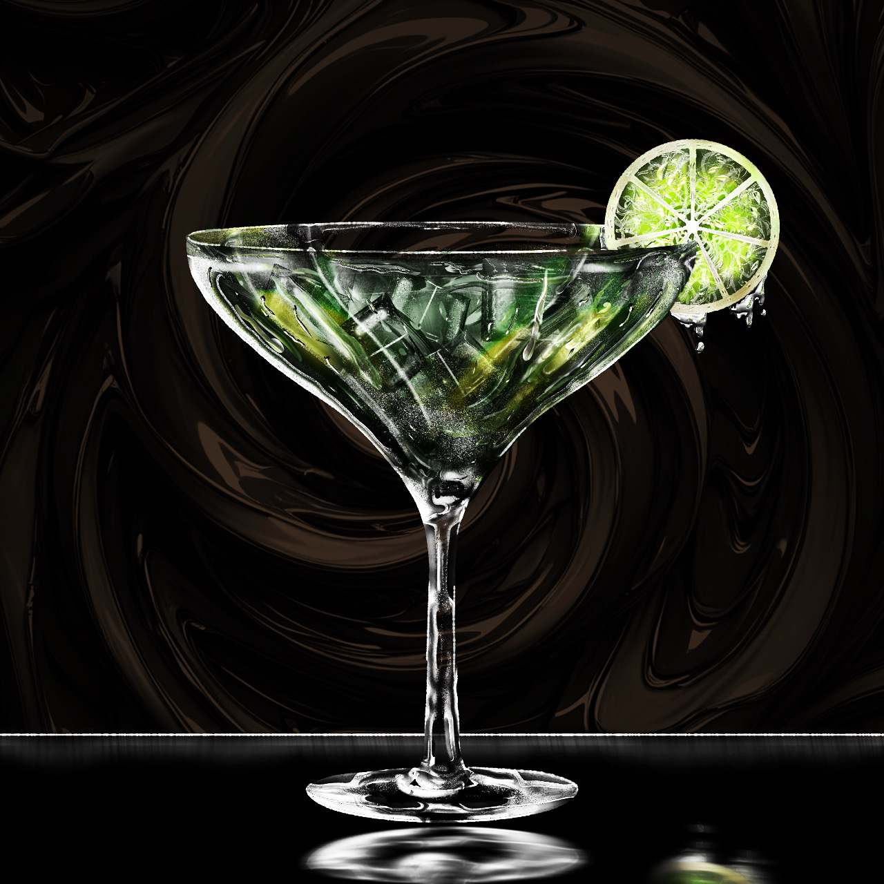 Sophisticated drink - ibisPaint