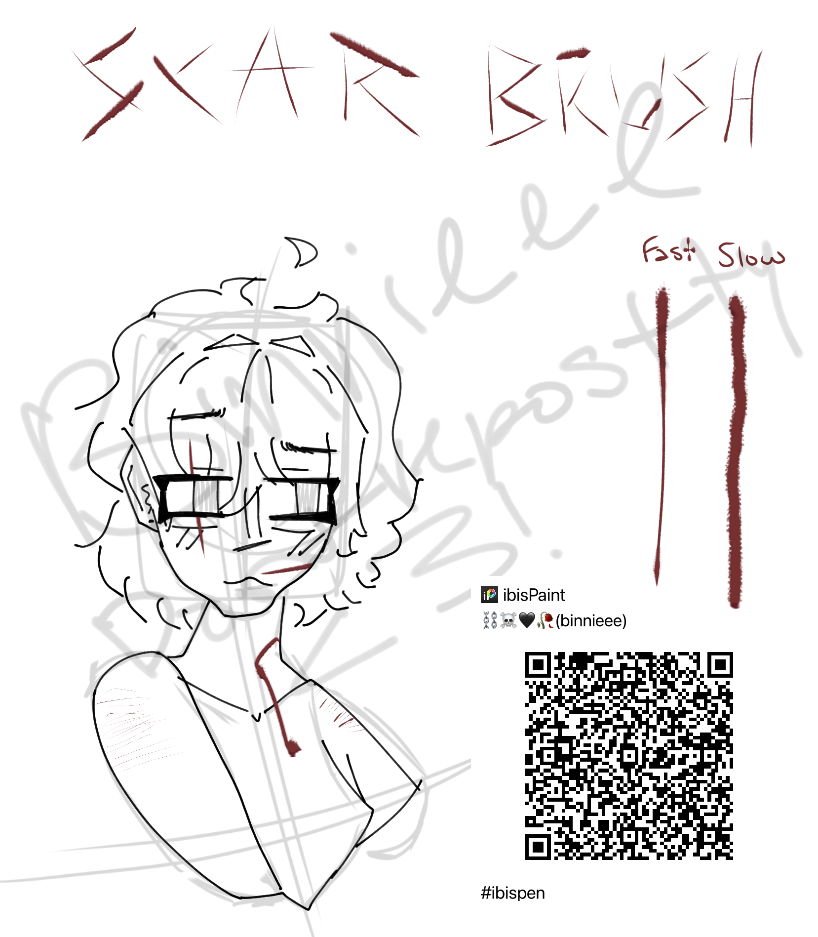 scar brush (tw scars) - ibisPaint