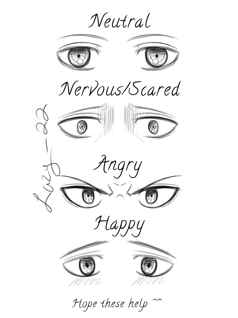 Eye expressions tutorial - ibisPaint