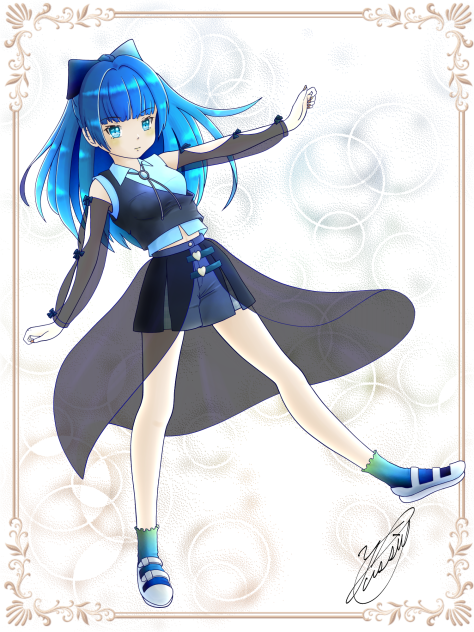 Balancing girl - ibisPaint