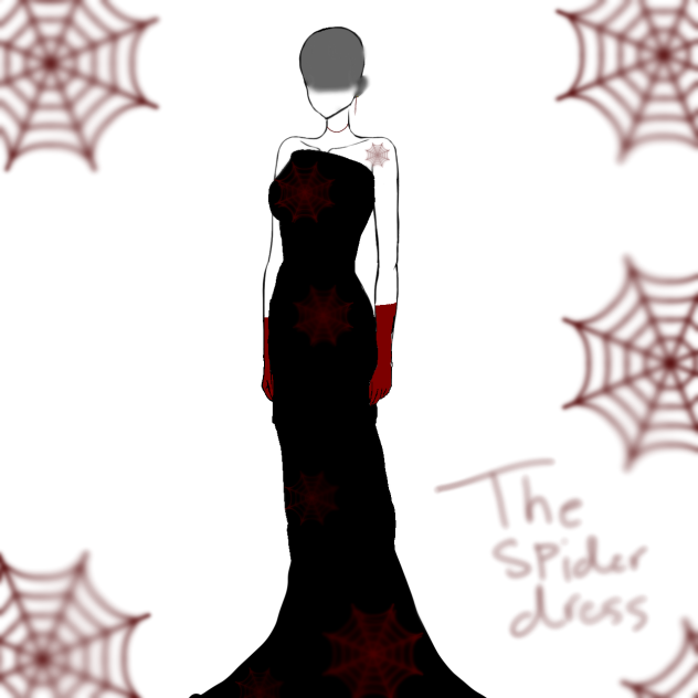 The spider web dress - ibisPaint