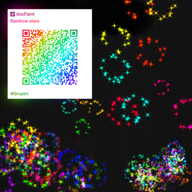 Rainbow Stars - ibisPaint