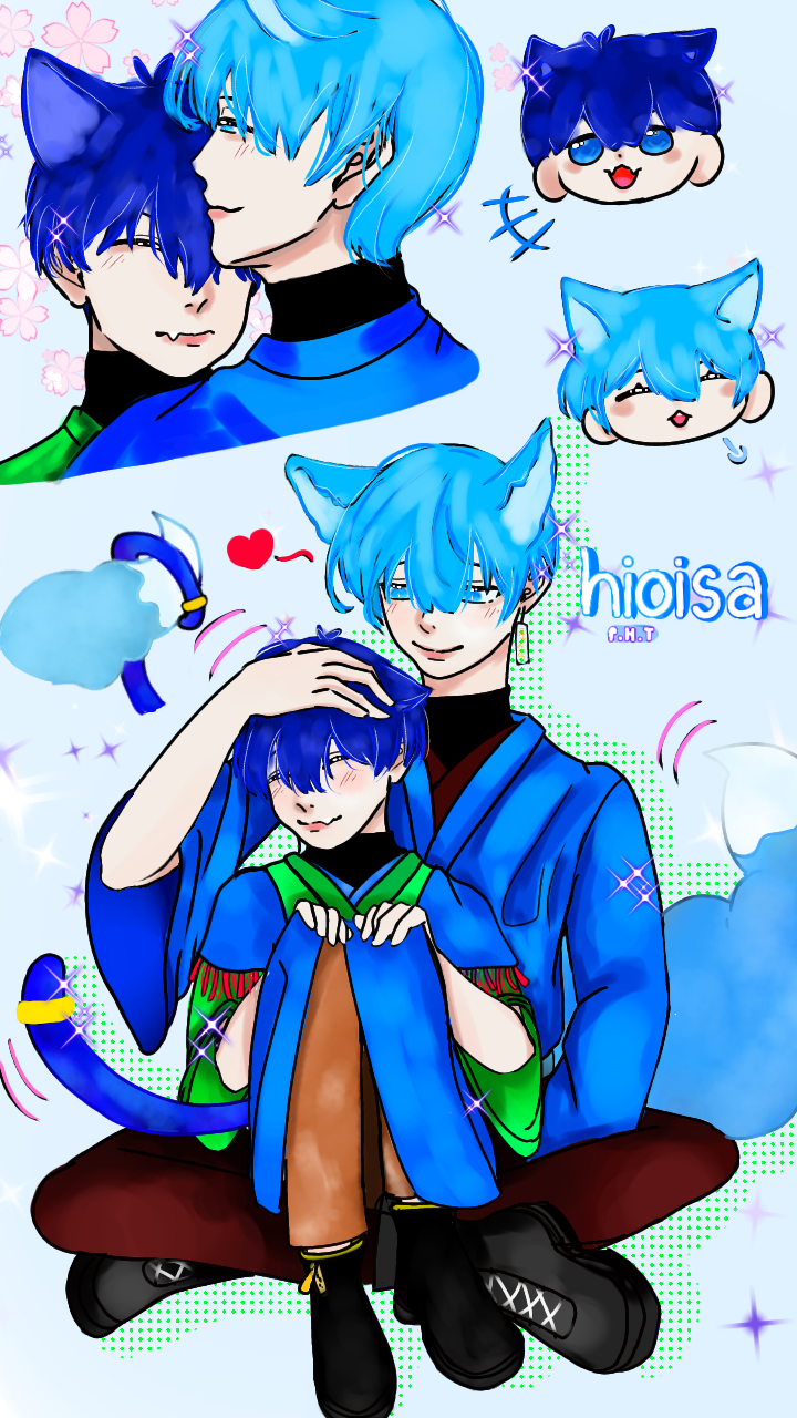 Hiori x Isagi - ibisPaint