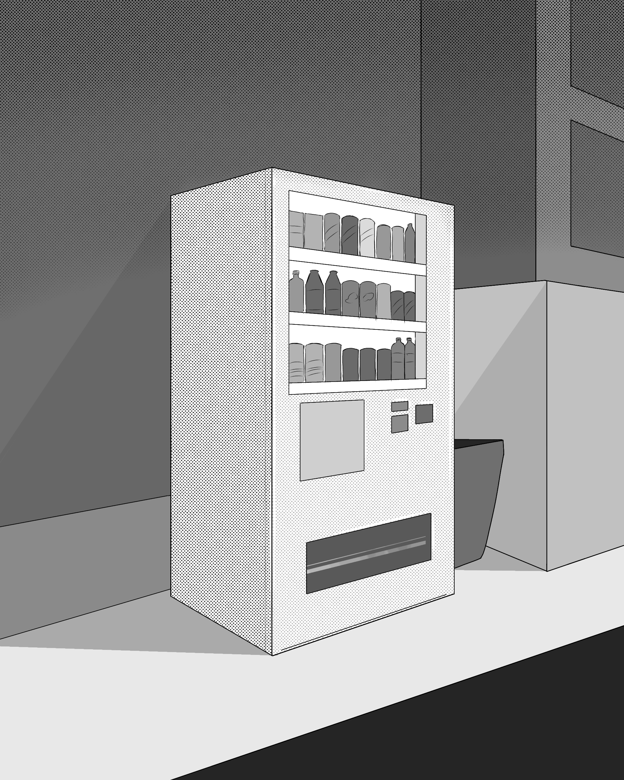 vending machine - ibisPaint