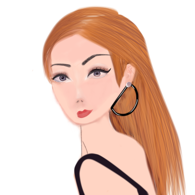beautiful lady - ibisPaint
