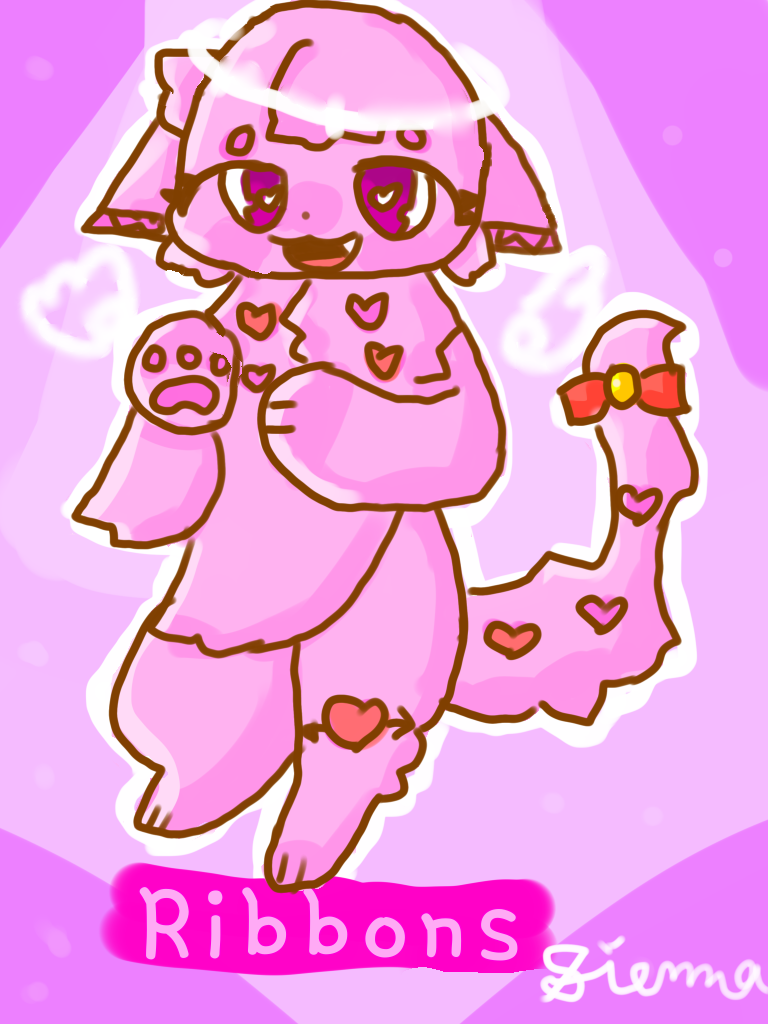 My OC, Ribbons🩷🎀 - ibisPaint