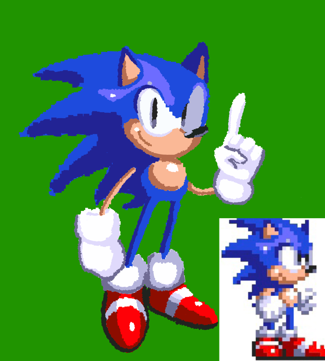 Sonic 3 & Knuckles ahh - ibisPaint