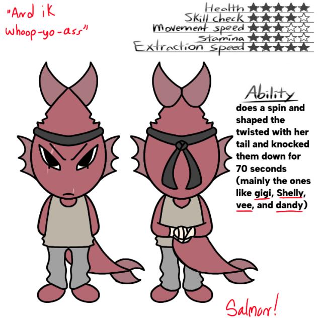 Sam the salmon - ibisPaint