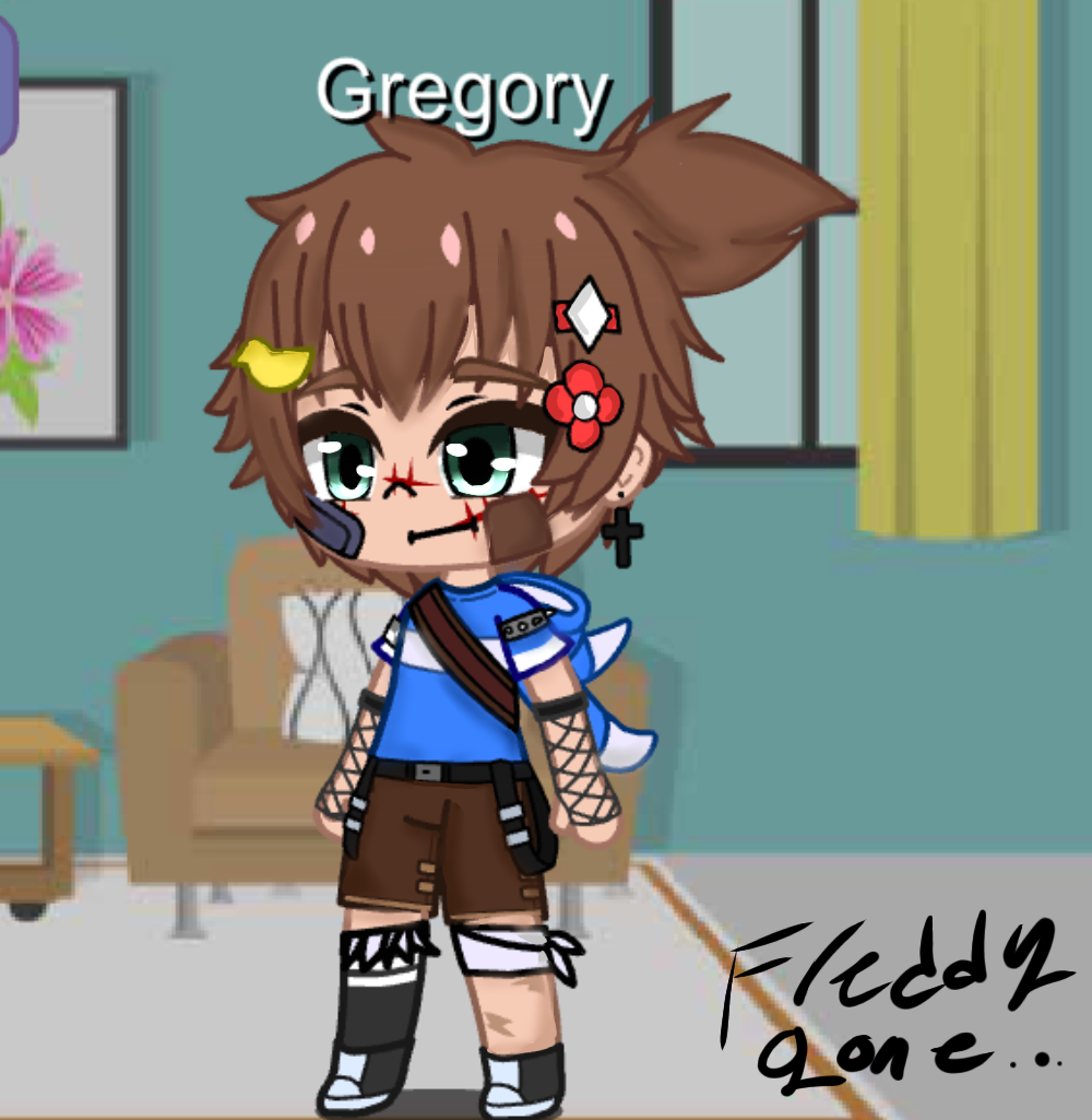 Gregory mad dat Freddy gone - ibisPaint