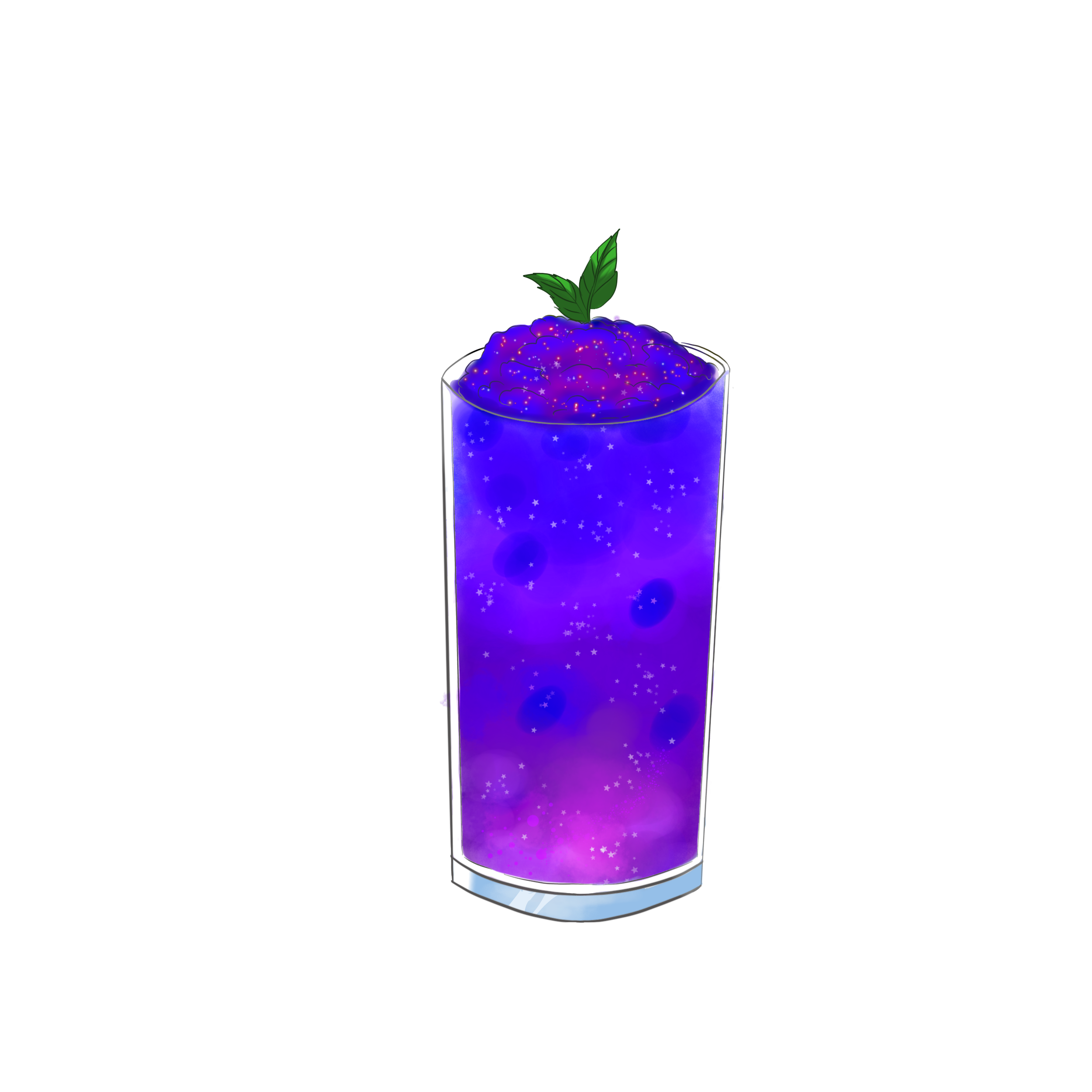 Galaxy Slushee summer drink - ibisPaint