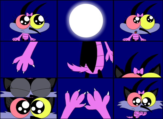 Joy Turns Into a Wereroach Comic - ibisPaint