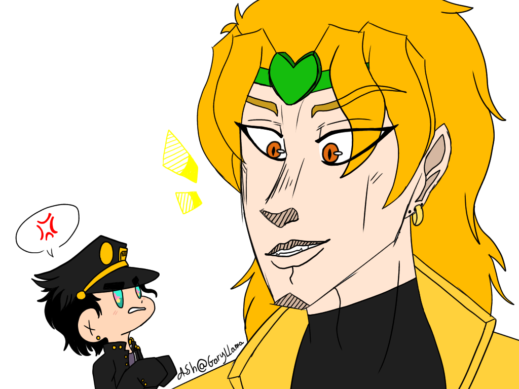 Smol jotaro and Dio - ibisPaint