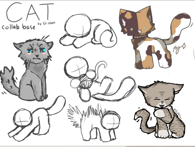 Cat collab! - ibisPaint