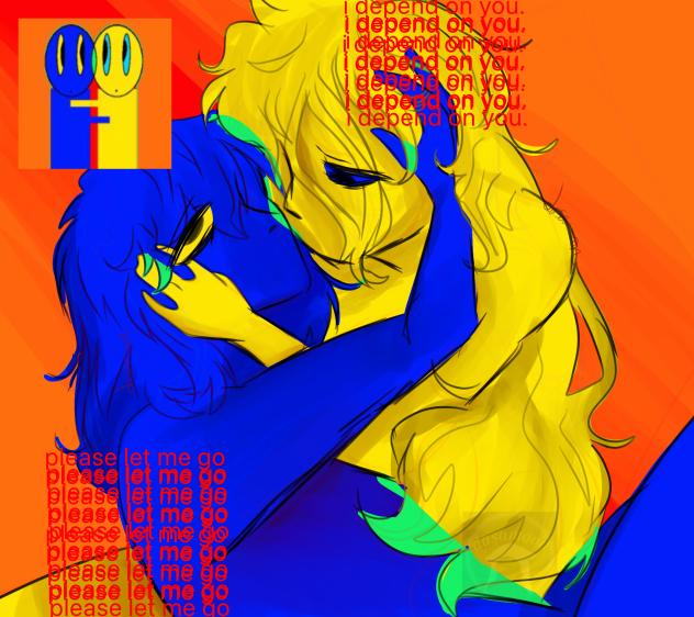 I depend on you [OC pairing] - ibisPaint