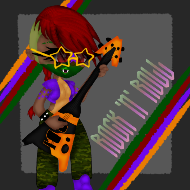 Female Glamrock monty - ibisPaint