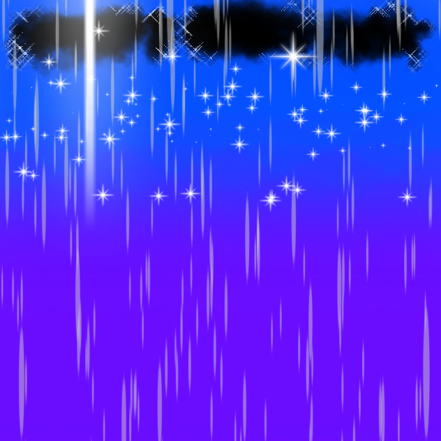 Rainy night sky - ibisPaint