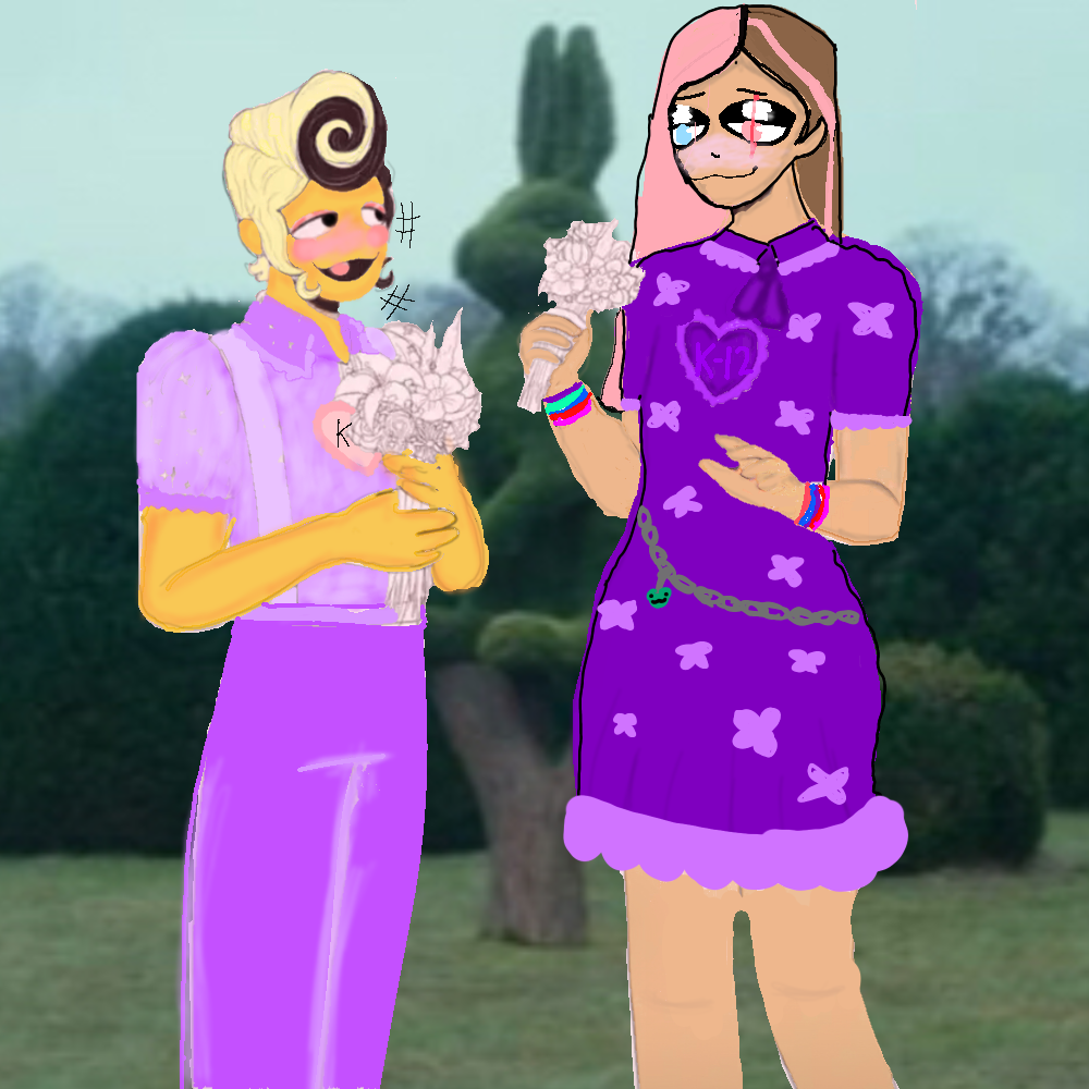 My k-12 oc with k-12 Wally - ibisPaint