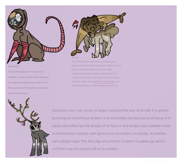 small creature sheet - ibisPaint