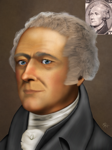 Money Shot-Alexander Hamilton - ibisPaint