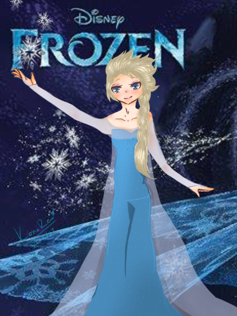 [Speedpaint] Elsa Frozen - ibisPaint