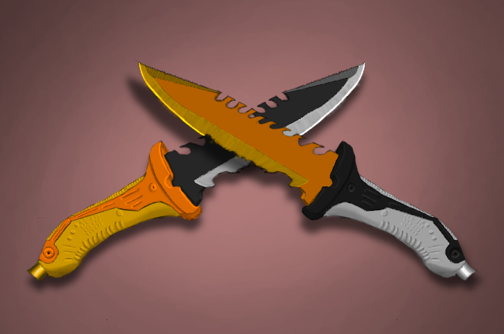 twin knives - ibisPaint
