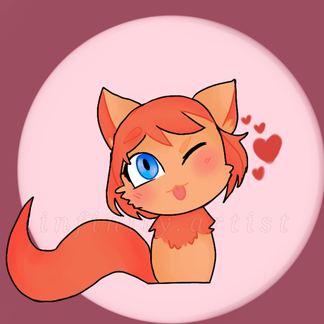 Tabby the cute fire fox fanart - ibisPaint