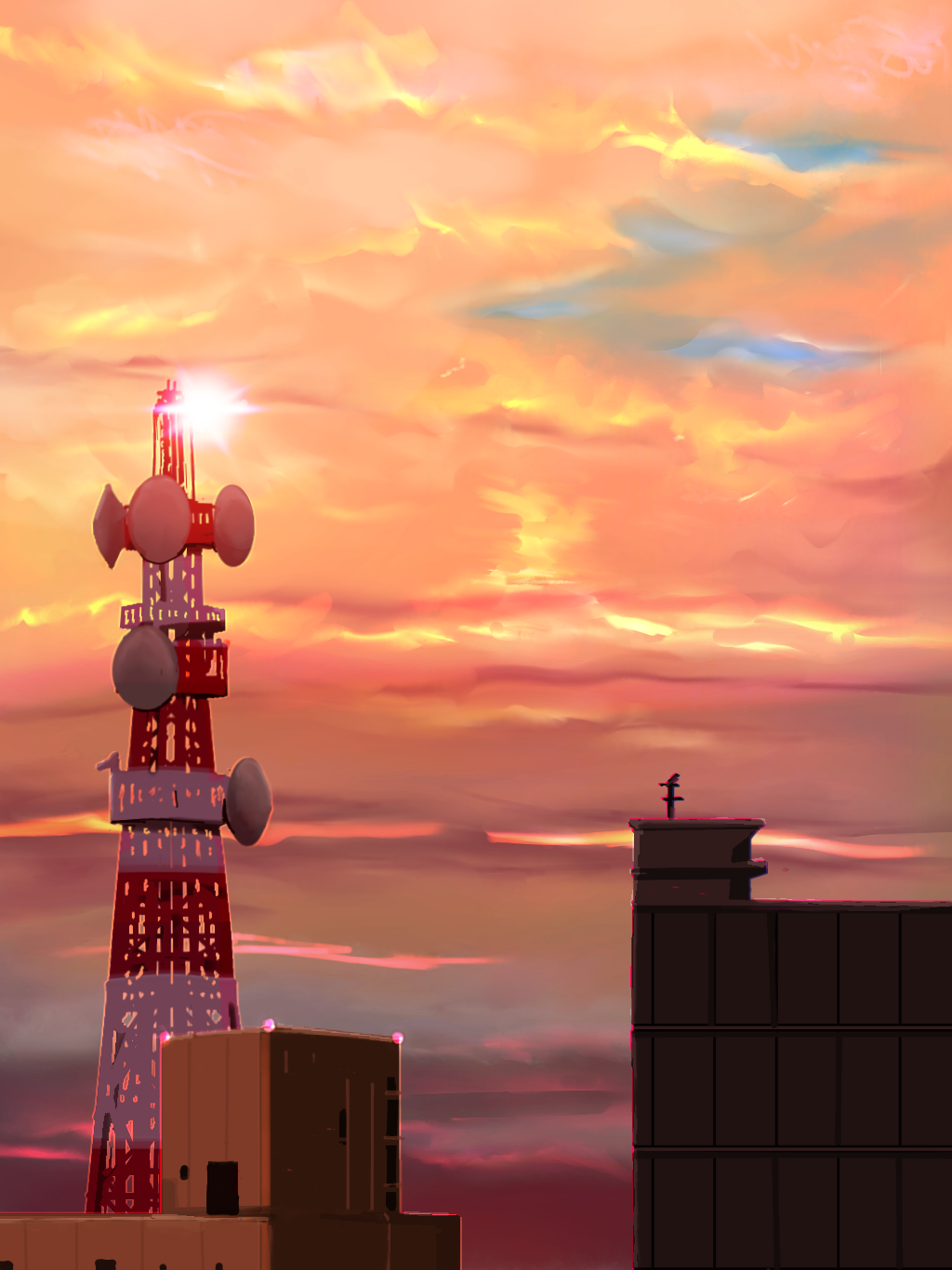 evening contrast - ibisPaint