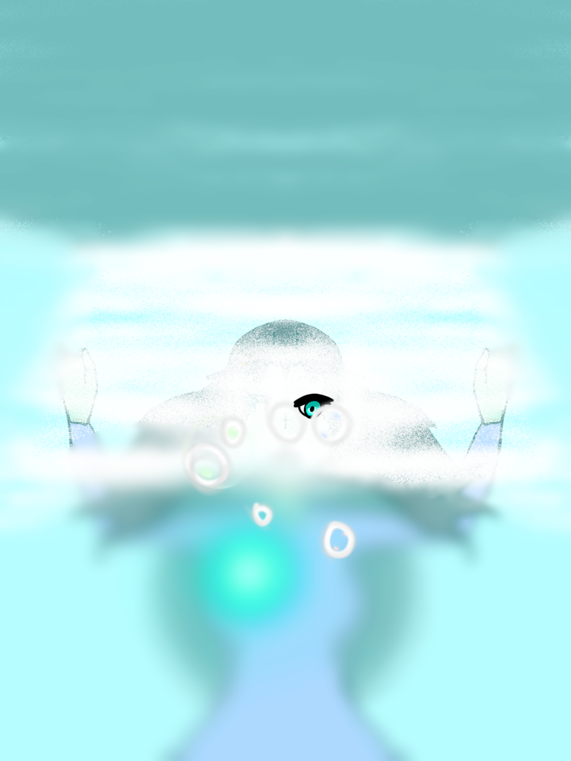 Drowning in waves - ibisPaint