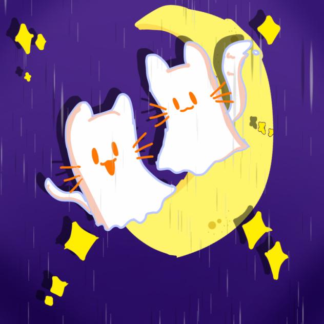 ghost kitty - ibisPaint