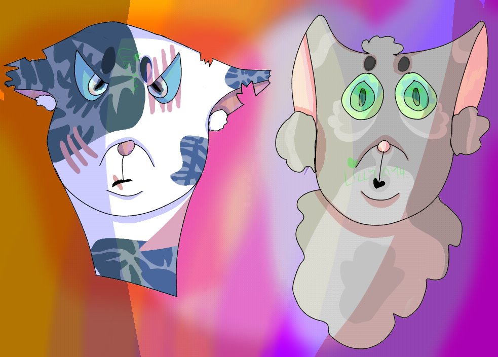 Ivypool and Dovewing - ibisPaint