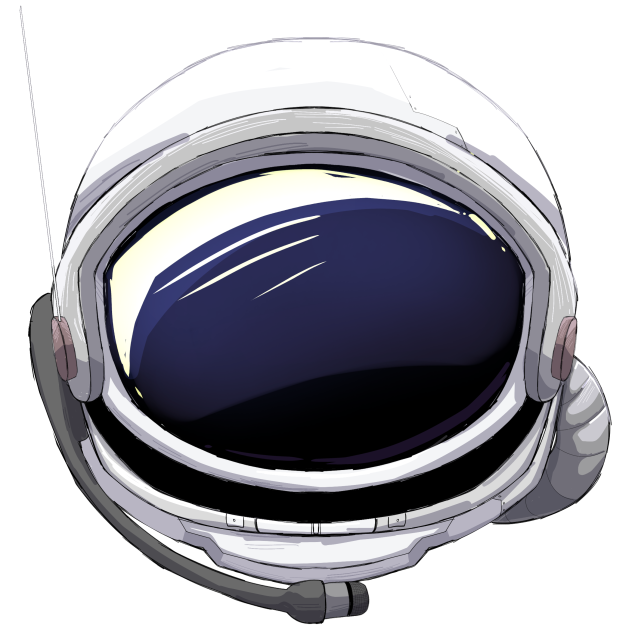 Astronaut Space Helmet - ibisPaint