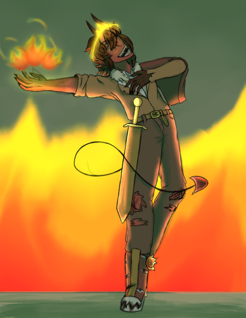 Damian demon boy - ibisPaint