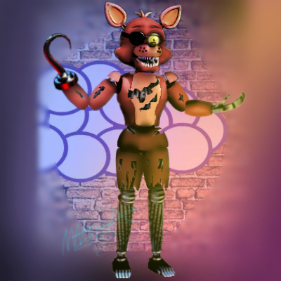 Classic Funtime Foxy in FNaF 1 - ibisPaint